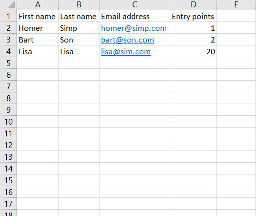 Import contest entries with our giveaway service - Rewards Fuel